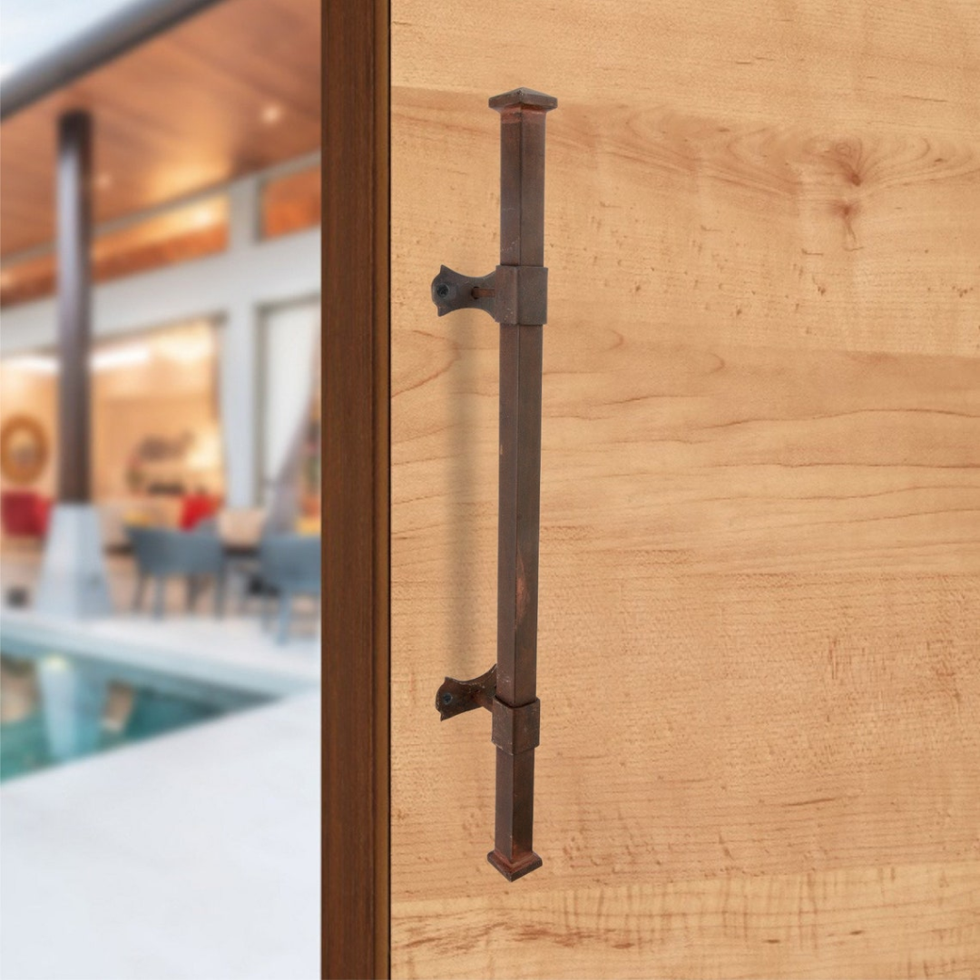 Pyramid Rustic Cast Iron Door Pull Handle – Lyfe Hardware