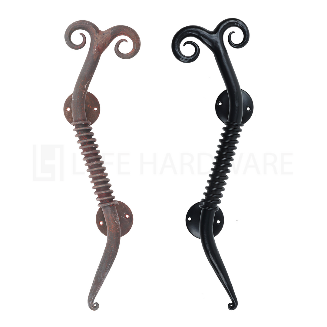 Bull Horn- Iron Door Pull Handle – Lyfe Hardware