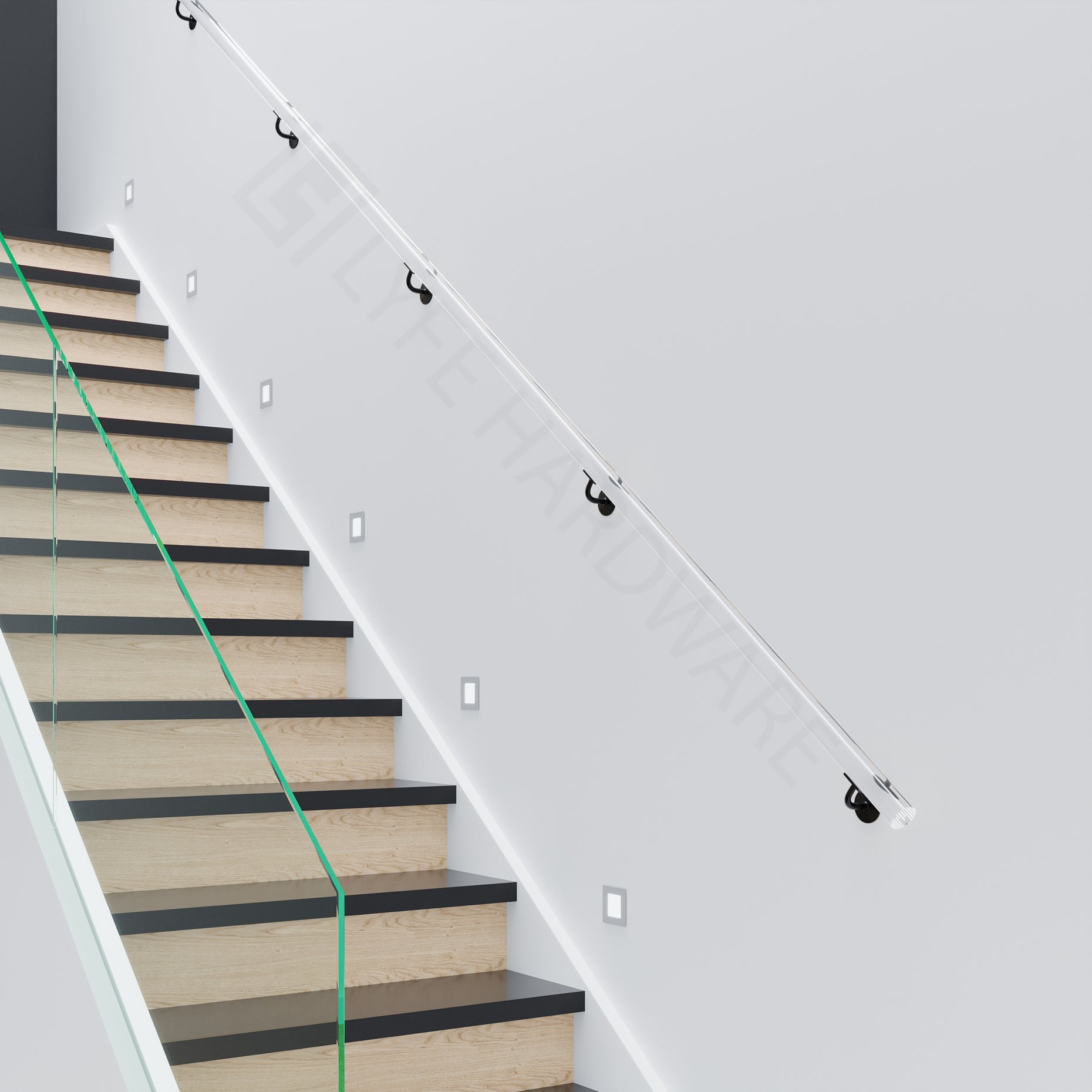 Custom Lucite (Acrylic) Handrail Kit – Lyfe Hardware