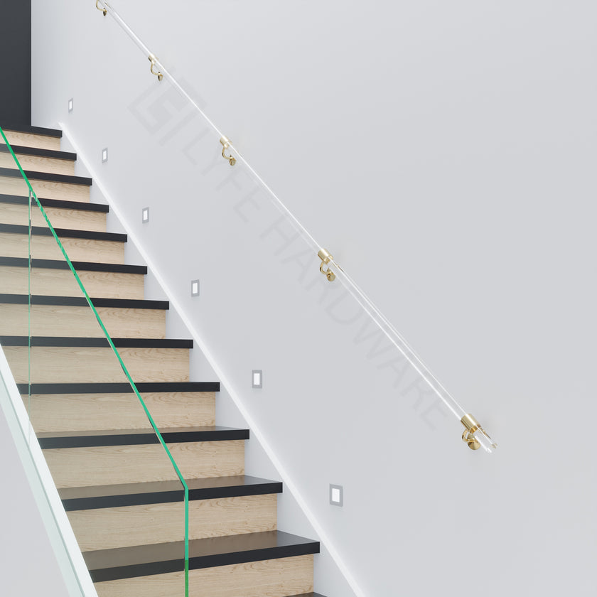Custom Lucite (Acrylic) Handrail Kit – Lyfe Hardware