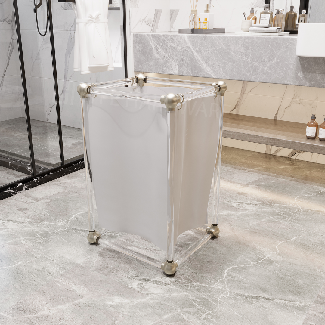 Acrylic Lucite Laundry Hamper – Lyfe Hardware