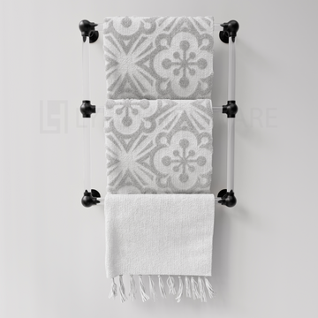 Acrylic Lucite Three Bar Bathroom Towel Rack – Lyfe Hardware