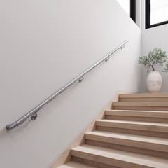 Custom Polished Stainless Steel Handrail Kit (with Wall Returns) – Lyfe ...