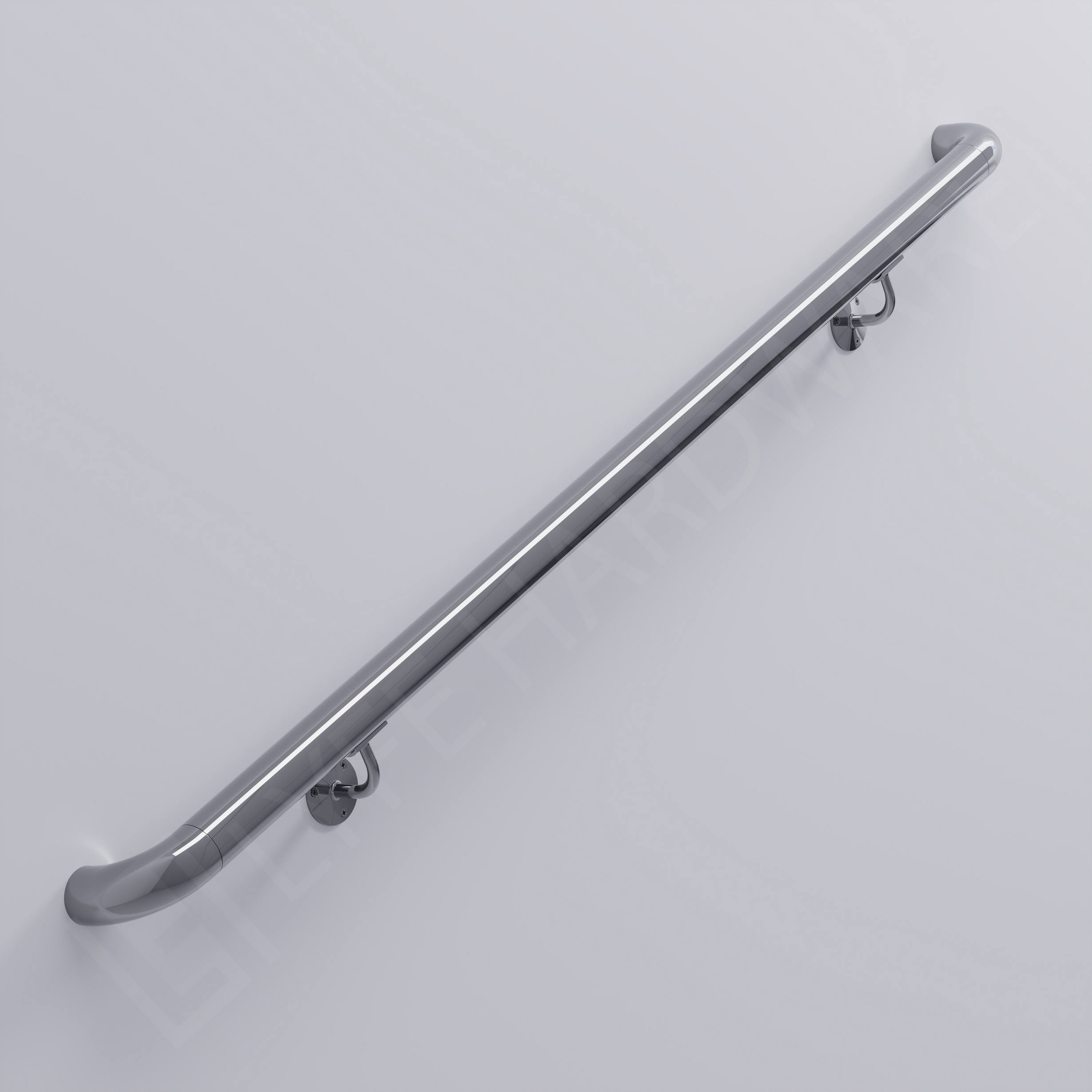 Custom Polished Stainless Steel Handrail Kit (with Wall Returns) – Lyfe ...