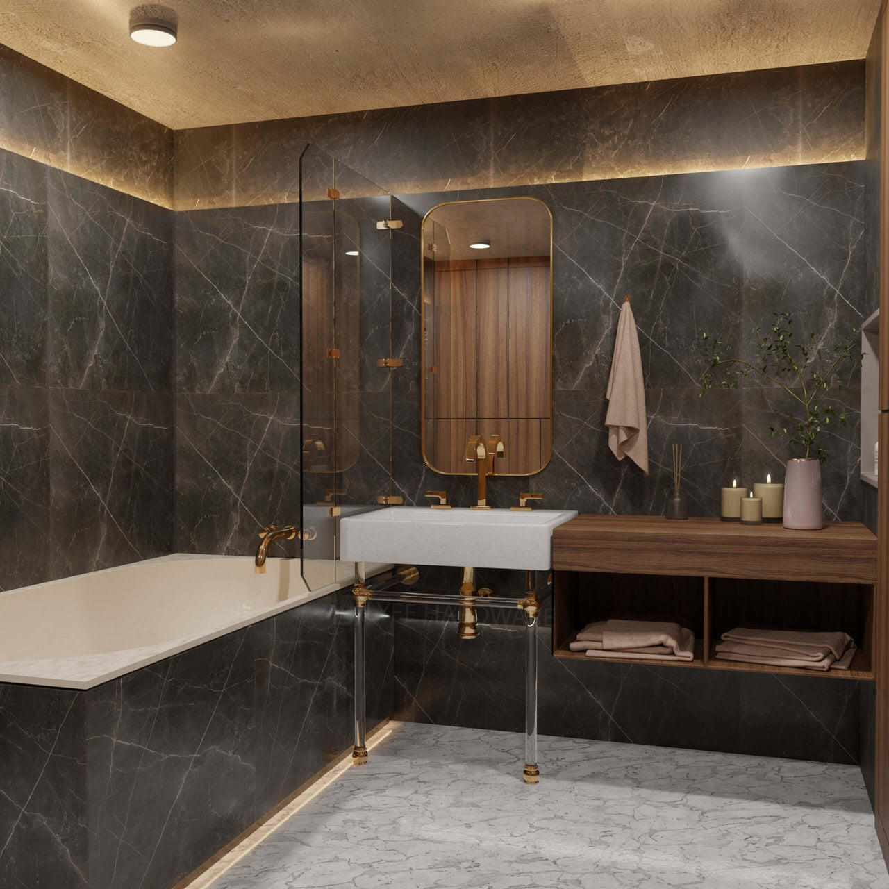 Acrylic Lucite Sink Legs – Lyfe Hardware