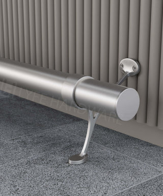 Custom Brushed Stainless Steel Bar Foot Rail Kit – Lyfe Hardware