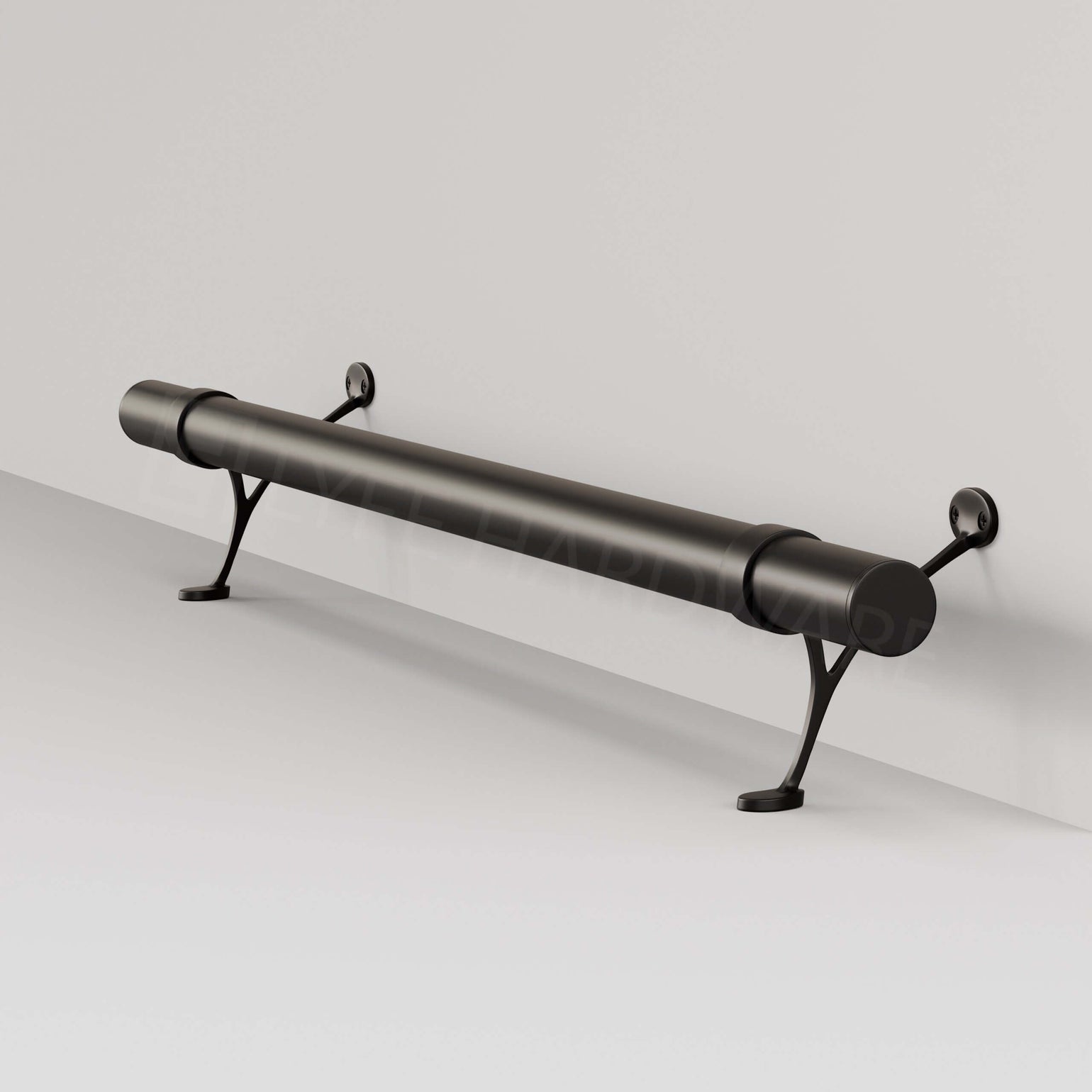 Custom Matte Black Bar Foot Rail Kit – Lyfe Hardware