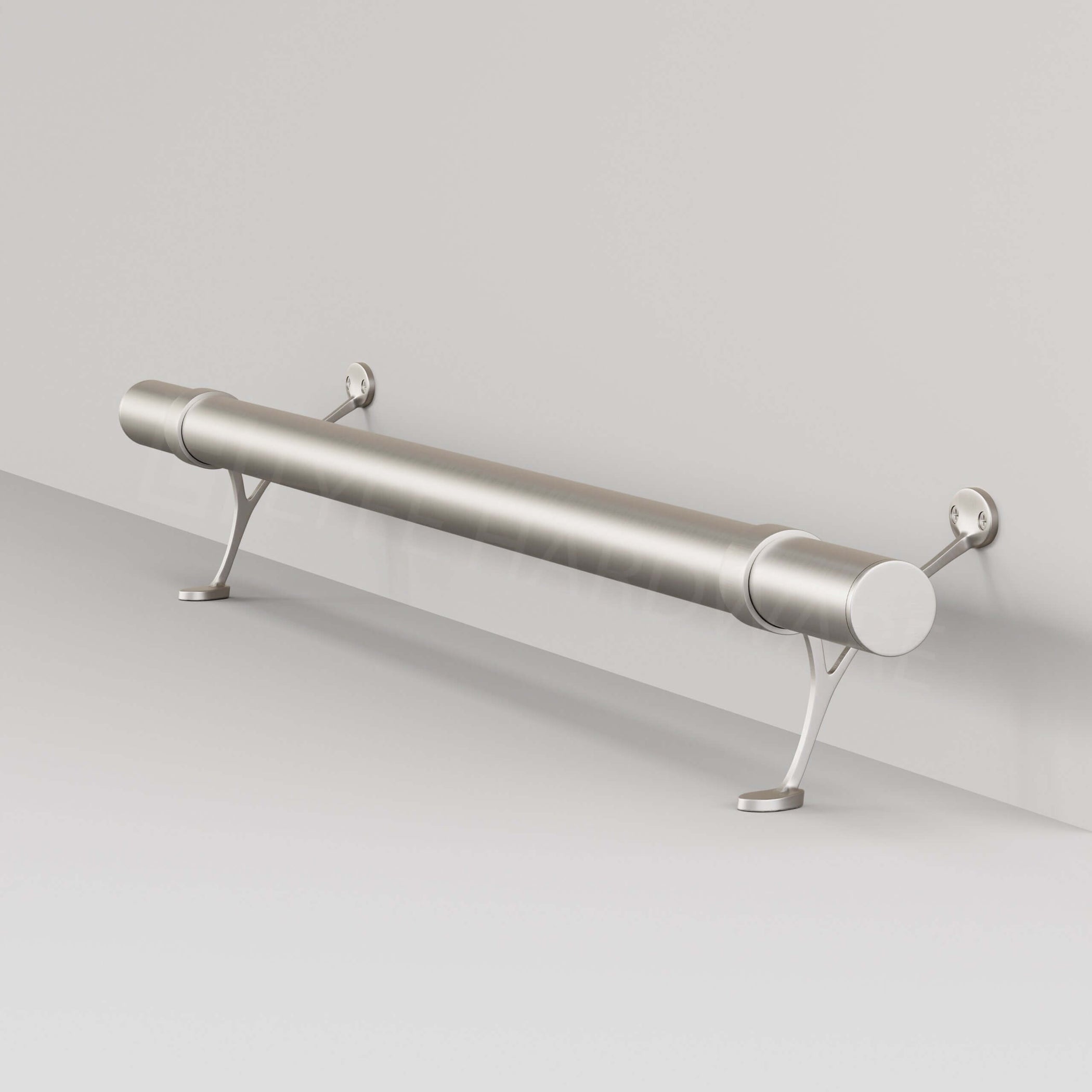 Custom Brushed Stainless Steel Bar Foot Rail Kit – Lyfe Hardware