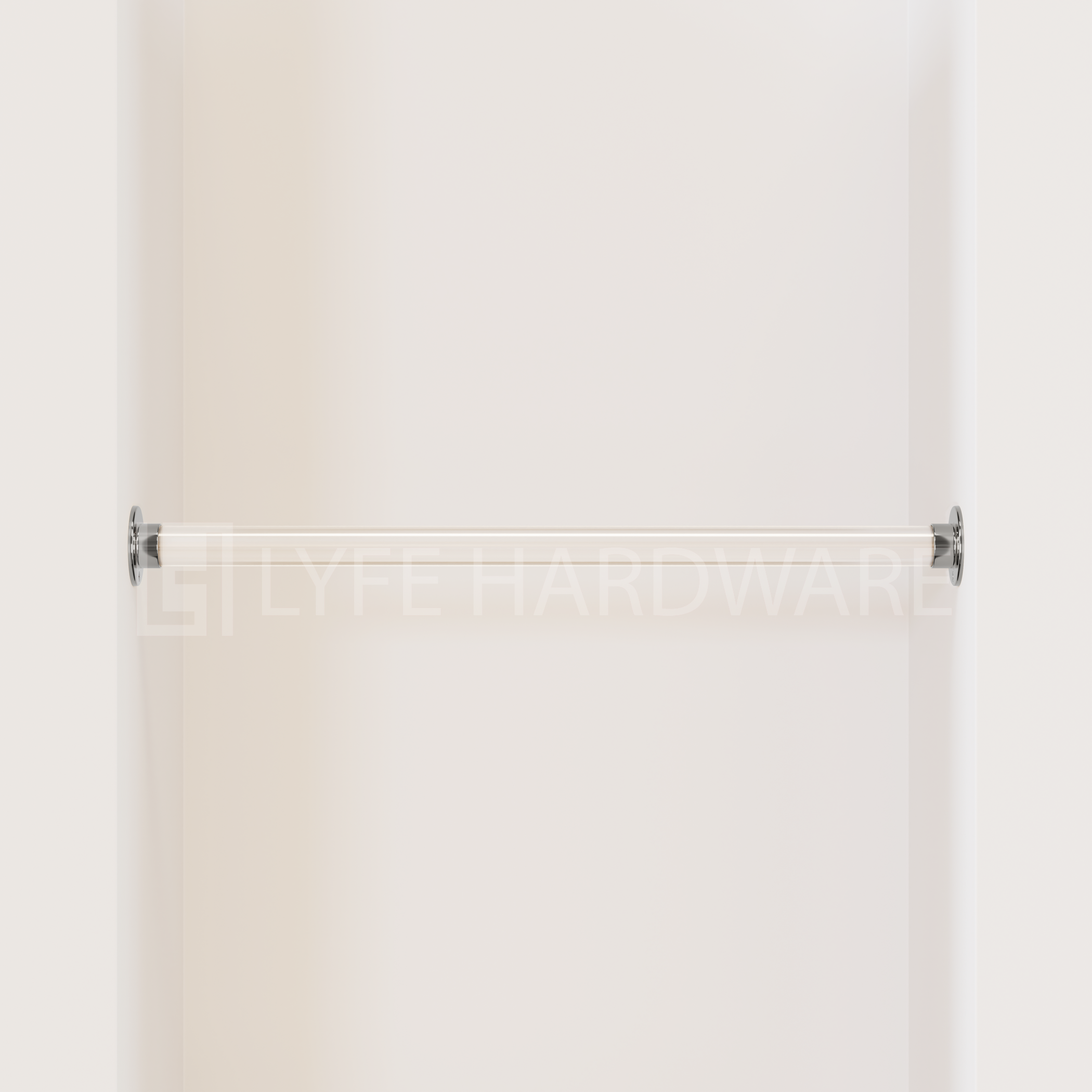 Acrylic Closet Rod Kit – Lyfe Hardware