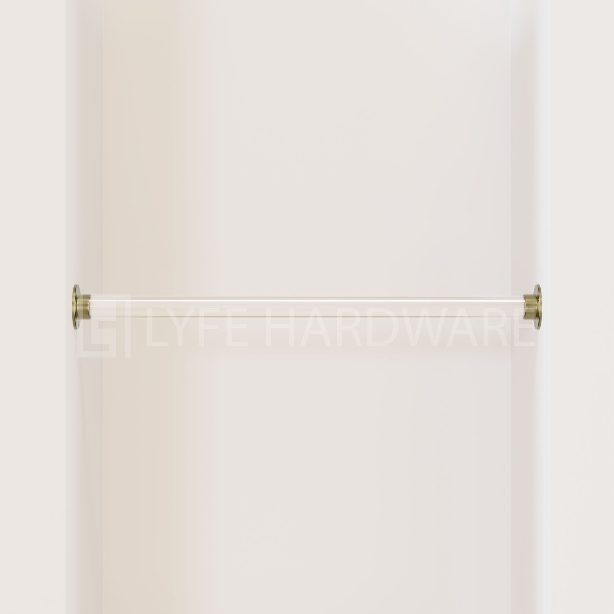 Acrylic Closet Rod Kit – Lyfe Hardware
